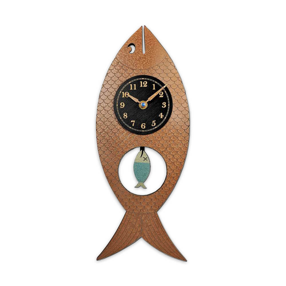 Wanda Fish Clock with Swinging Pendulum – Leonie Lacouette – Eclectic ...